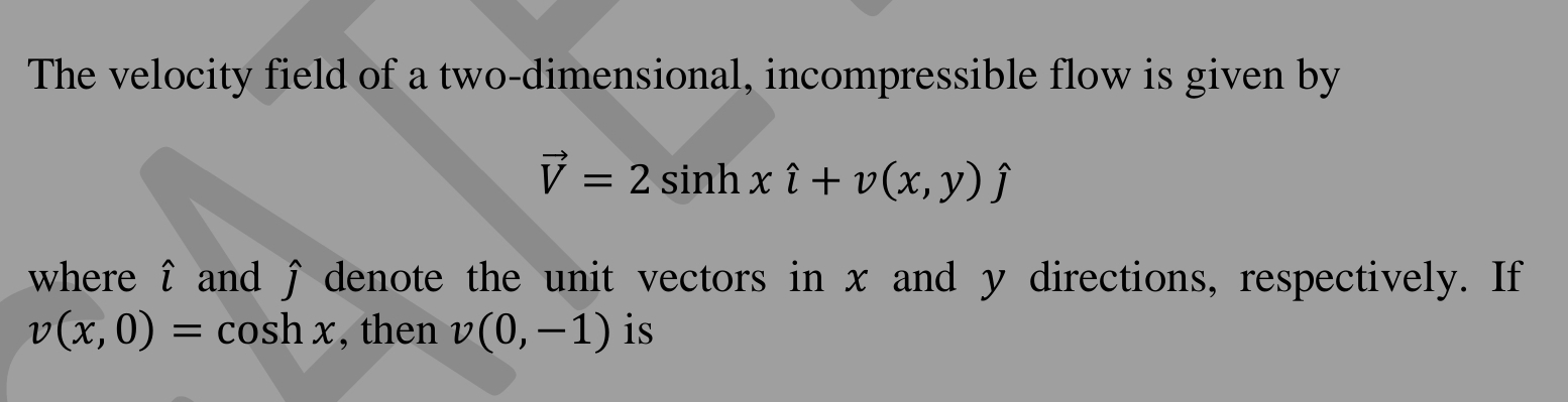 Solved The velocity field of a two-dimensional, | Chegg.com