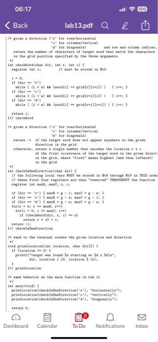 Solved 06:17 , ₹100 Back lab13.pdf 106:17 , a1 ≈100 Back | Chegg.com
