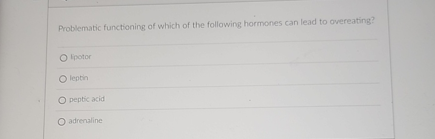 Solved Problematic functioning of which of the following | Chegg.com