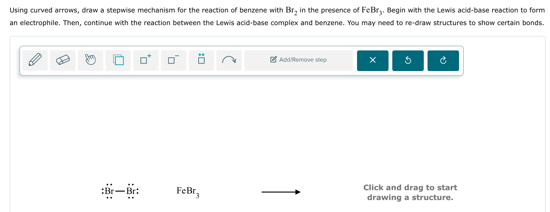Solved Using curved arrows, draw a stepwise mechanism for | Chegg.com