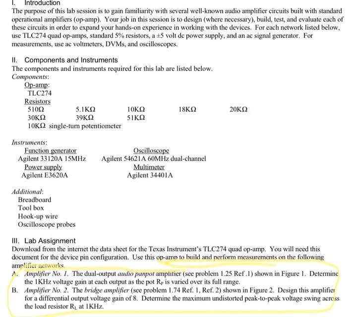Solved 1. Introduction The purpose of this lab session is to | Chegg.com