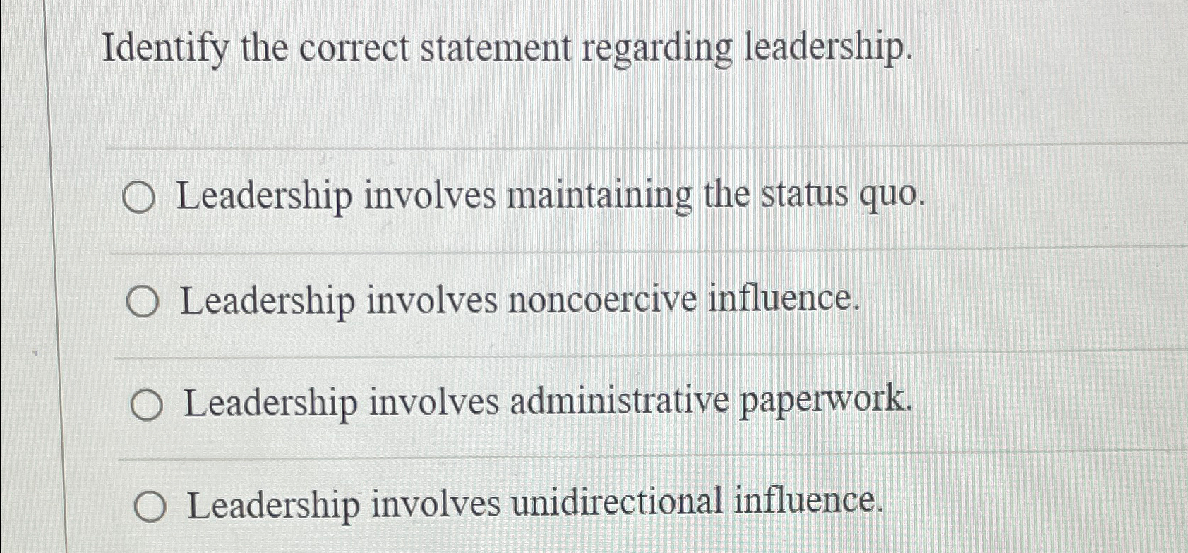 Solved Identify the correct statement regarding | Chegg.com