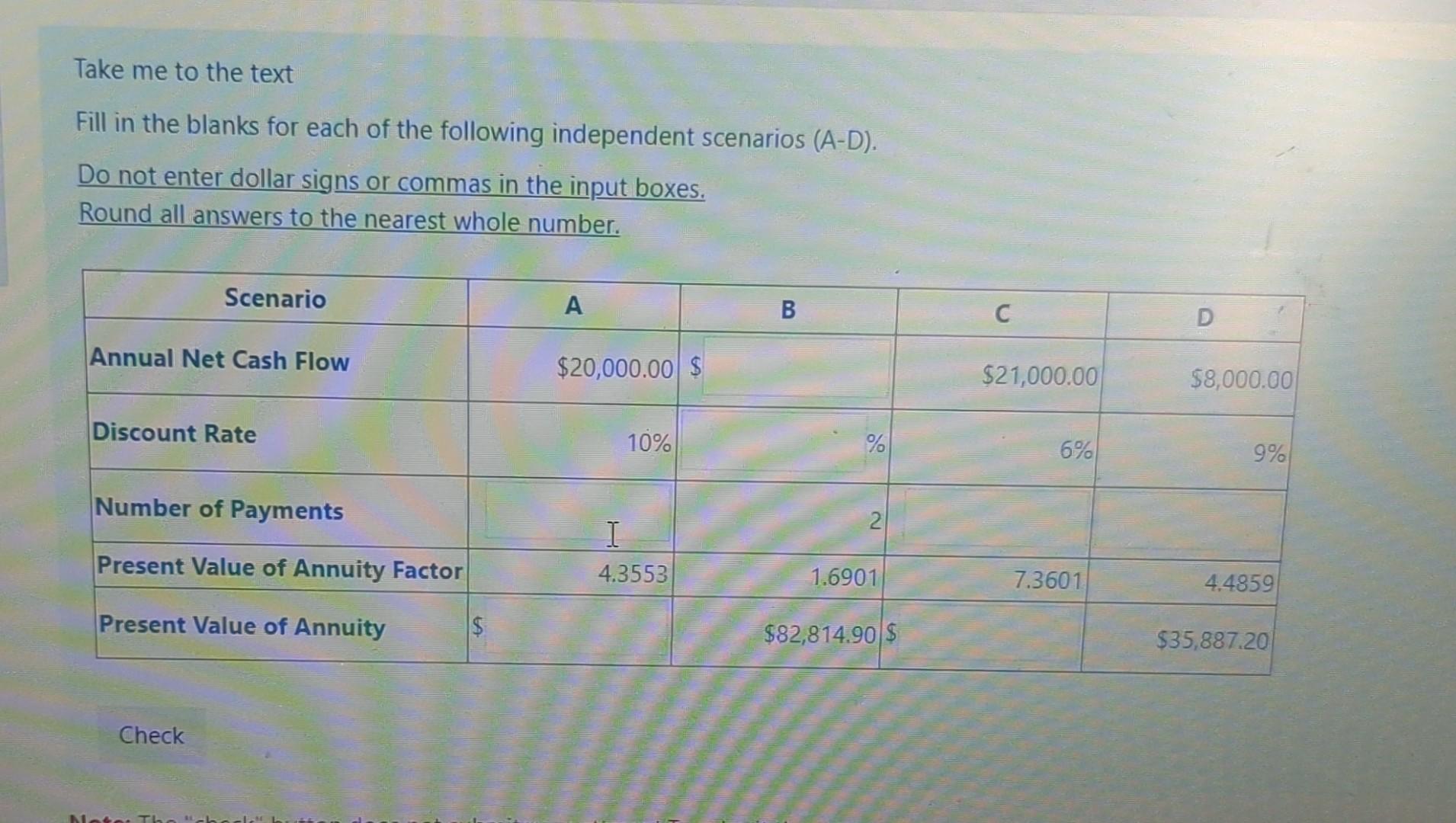 Solved Take me to the text Fill in the blanks for each of | Chegg.com