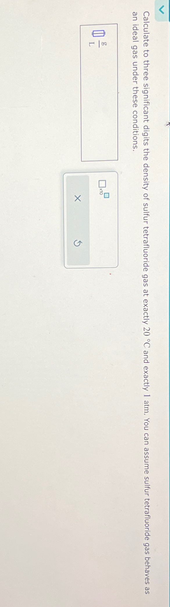Solved Calculate to three significant digits the density of | Chegg.com