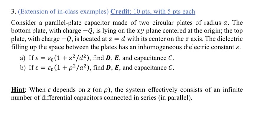 Solved (Extension of in-class examples) ﻿Credit: 10 ﻿pts, | Chegg.com