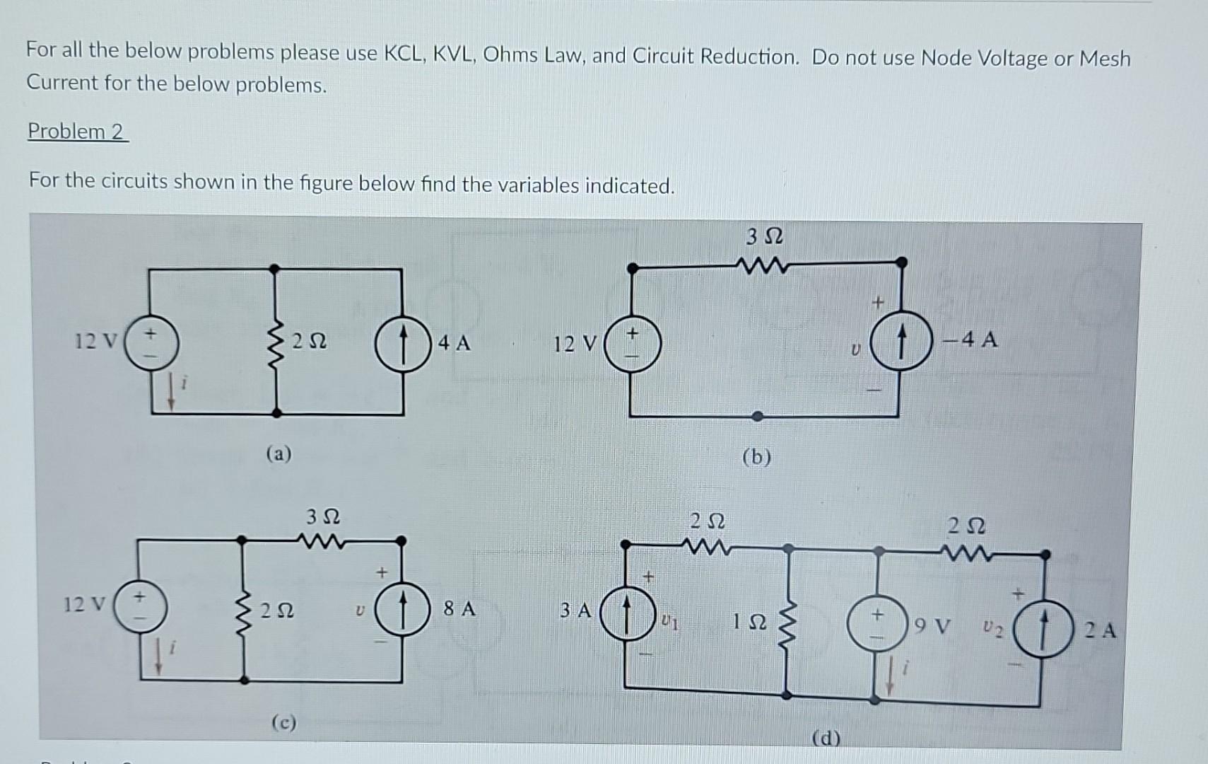 Solved just do part D of the problem below. v1 should equal | Chegg.com