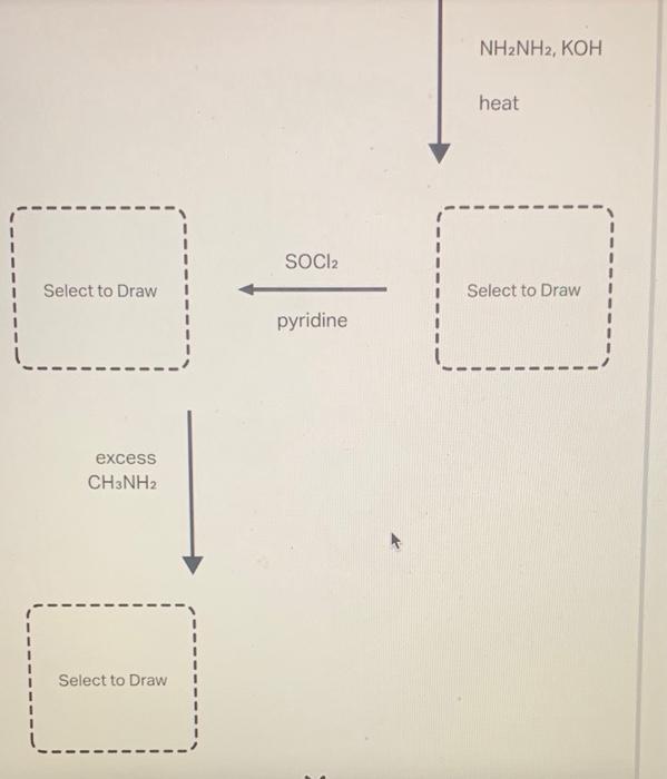 Solved Draw the products of the four step reaction sequence | Chegg.com