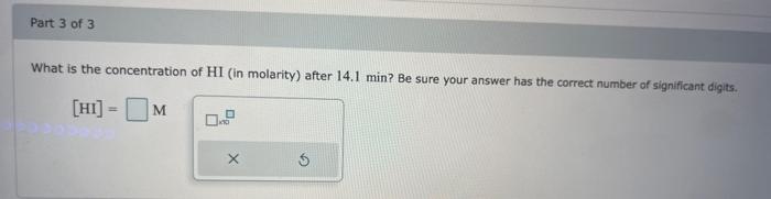 Solved The rate constant for the gaseous reaction H2( g)+I2( | Chegg.com