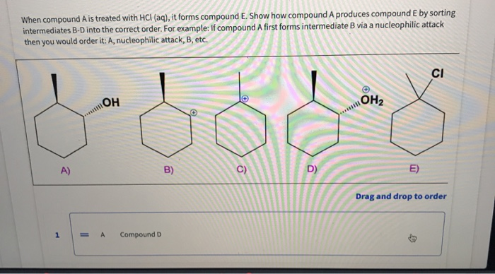 Solved When compound Ais treated with HCl (aq), it forms | Chegg.com
