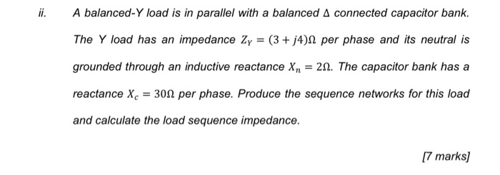 Solved A balanced-Y load is in parallel with a balanced A | Chegg.com
