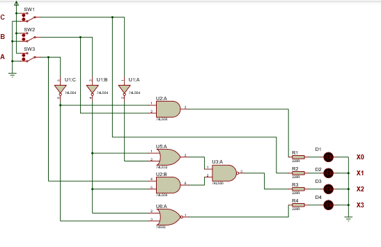 Solved Write the Verilog code of the following circuit in | Chegg.com