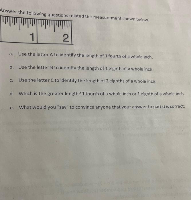 Solved Answer the follnwinn ......... Ited the measurement | Chegg.com
