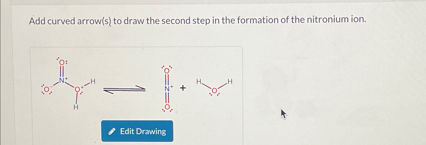 Solved Add curved arrow(s) ﻿to draw the second step in the | Chegg.com