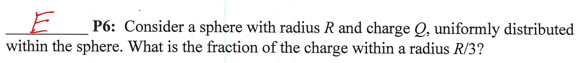Solved P6: Consider a sphere with radius \( ﻿R \) ﻿and | Chegg.com