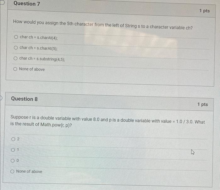 Solved How would you assign the 5th character from the left | Chegg.com