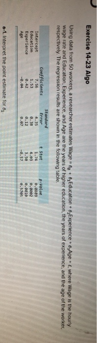 Solved Exercise 14-15 Algo 6.25 points In a multiple | Chegg.com