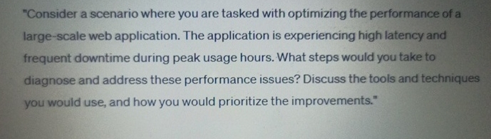 Solved "Consider a scenario where you are tasked with | Chegg.com