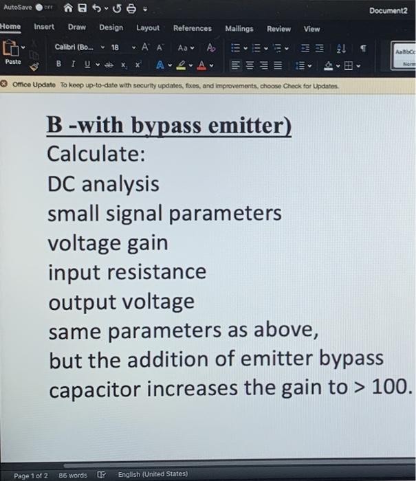 Solved Documenta esign Layout References Mailings Review | Chegg.com
