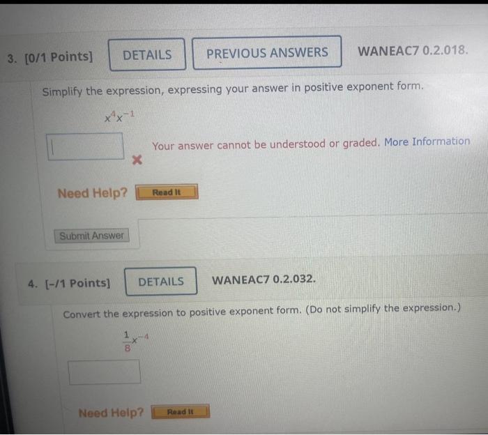Solved Simplify the expression, expressing your answer in | Chegg.com