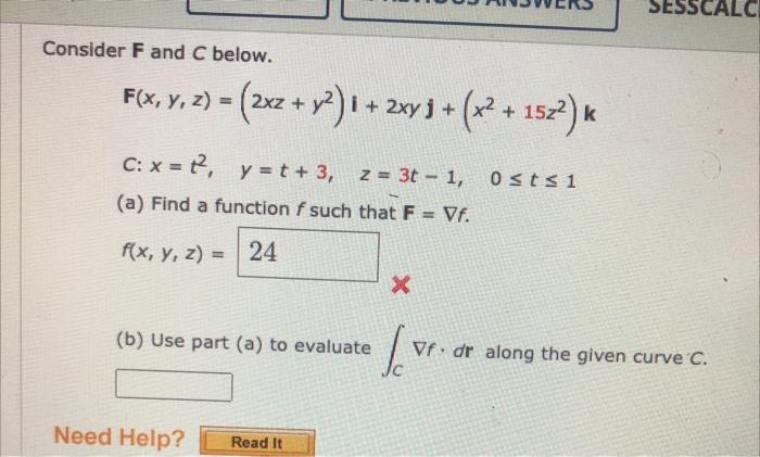 Solved Consider F and C below. | Chegg.com