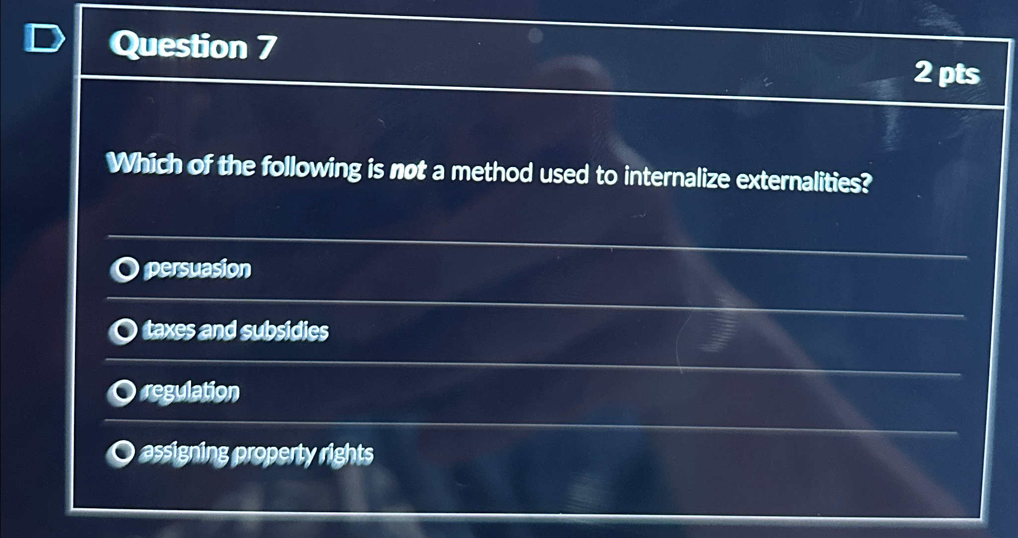 Solved Question 72 ﻿ptsWhich of the following is not a | Chegg.com