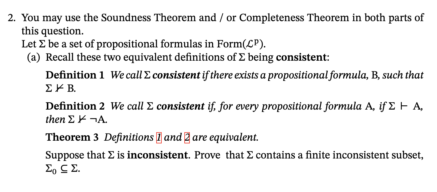 Solved (b) ﻿Prove that if there are two different truth | Chegg.com