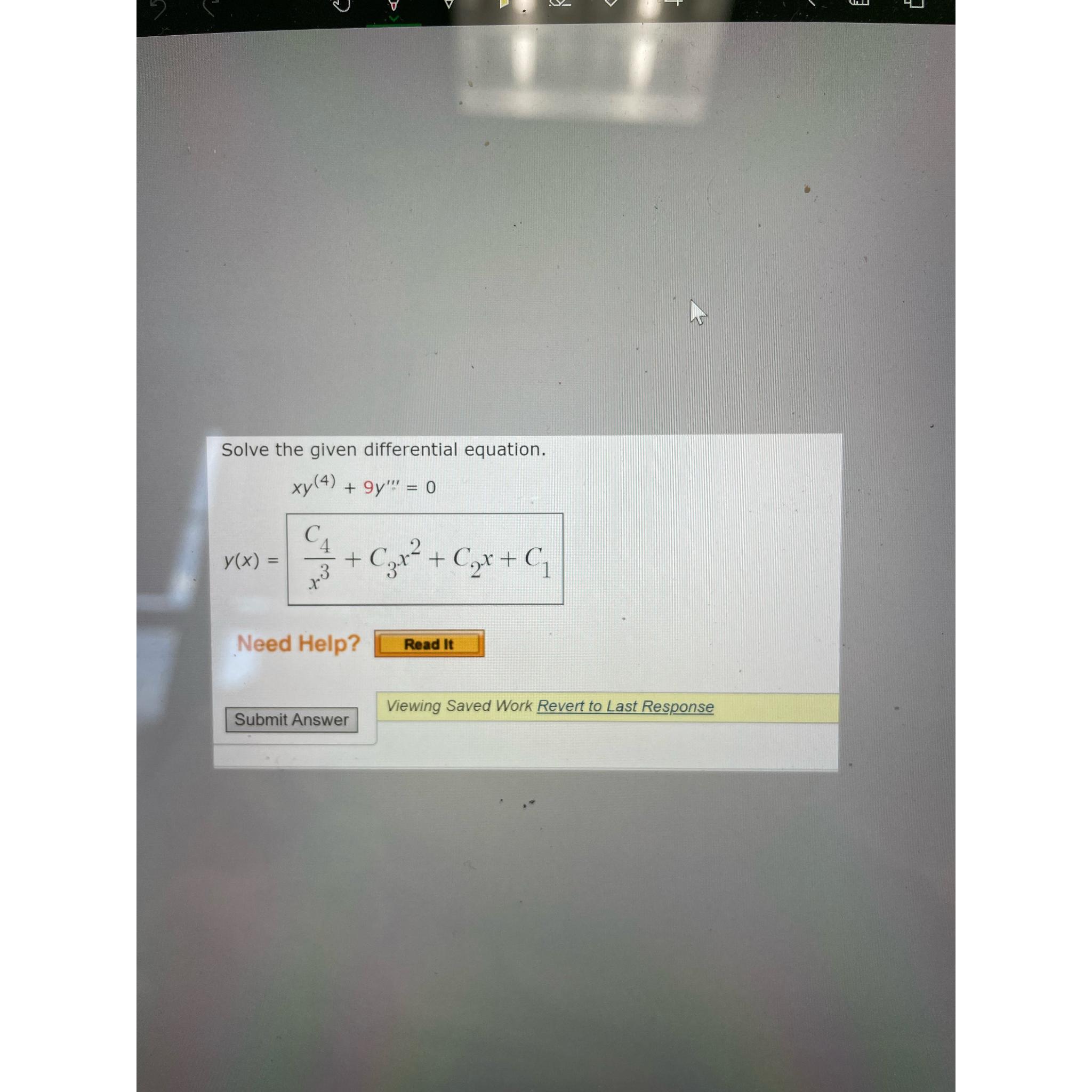 Solved Solve the given differential | Chegg.com
