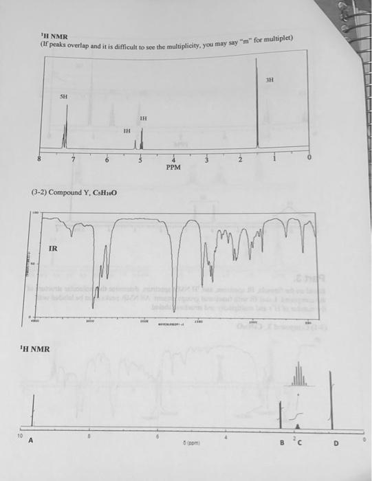Solved Name Org. Chem. II Lab Spectroscopy Worksheet Part 1. | Chegg.com