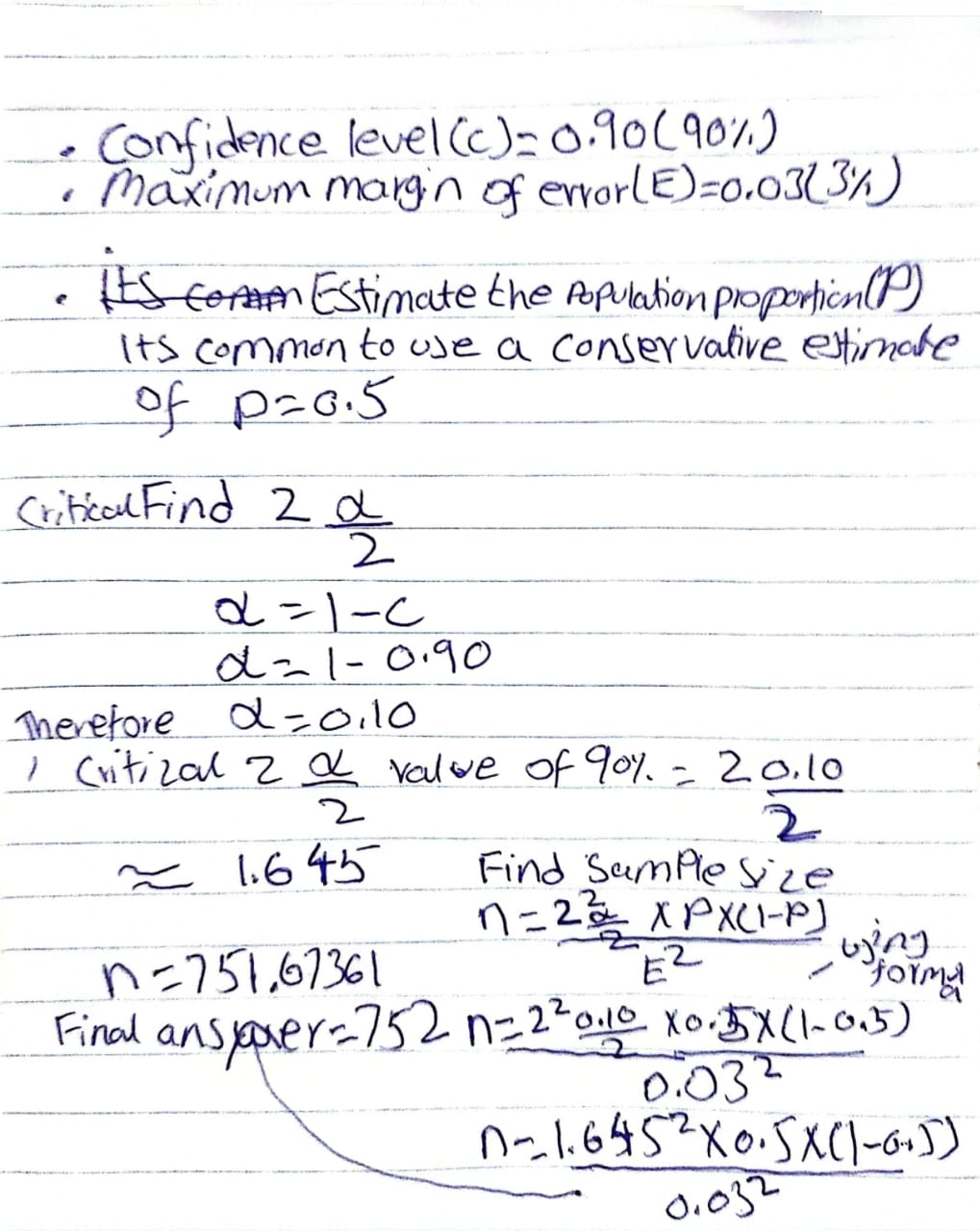 Solved Confidence level ( ﻿c) =0.90(90%)maximum margin of | Chegg.com