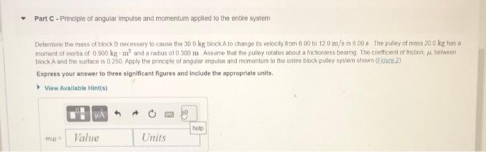 Solved This principle holds true for both linear and angular | Chegg.com