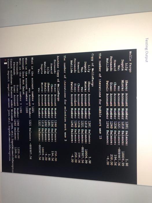 Solved Create a class called BankAccount with the following | Chegg.com