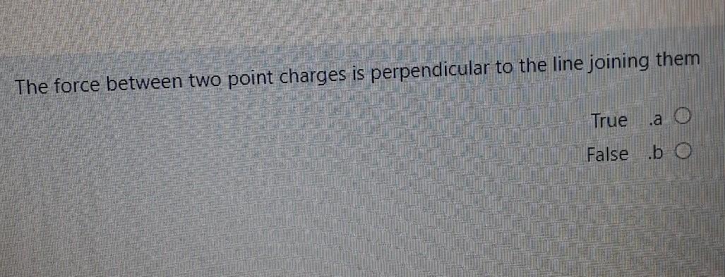 Solved The force between two point charges is perpendicular | Chegg.com