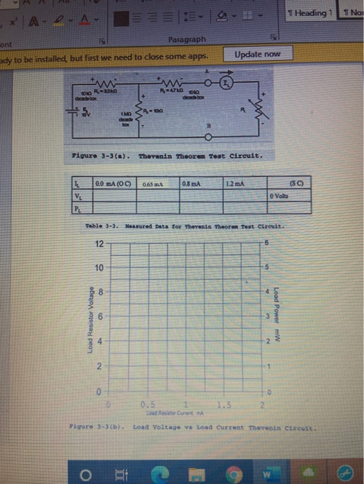 Solved 4) Graph the load voltage vs. load current in Figure | Chegg.com