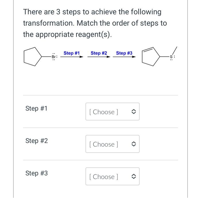 There are 3 steps to achieve the following | Chegg.com