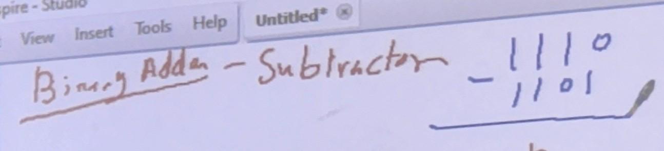 Solved logic design find binary adder-subtractor for this | Chegg.com