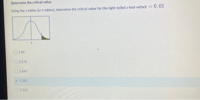 Solved Determine the critical value. Using the 2-tables for | Chegg.com