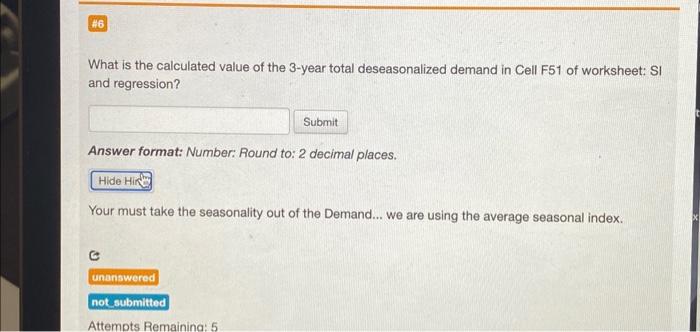 Solved What is the calculated value of the 3-year total | Chegg.com