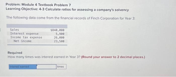 Solved Problem: Module 4 Textbook Problem 7 Learning | Chegg.com