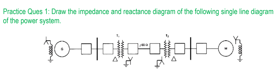 Solved Practice Ques 1: Draw the impedance and reactance | Chegg.com Solved Practice Ques 1: Draw the impedance and reactance | Chegg.com