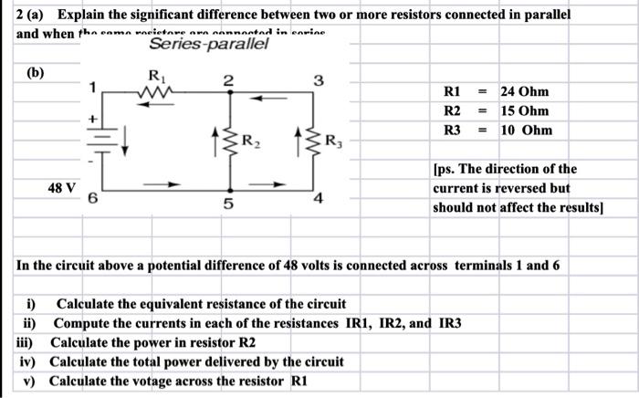 Solved 2 (a) Explain the significant difference between two | Chegg.com