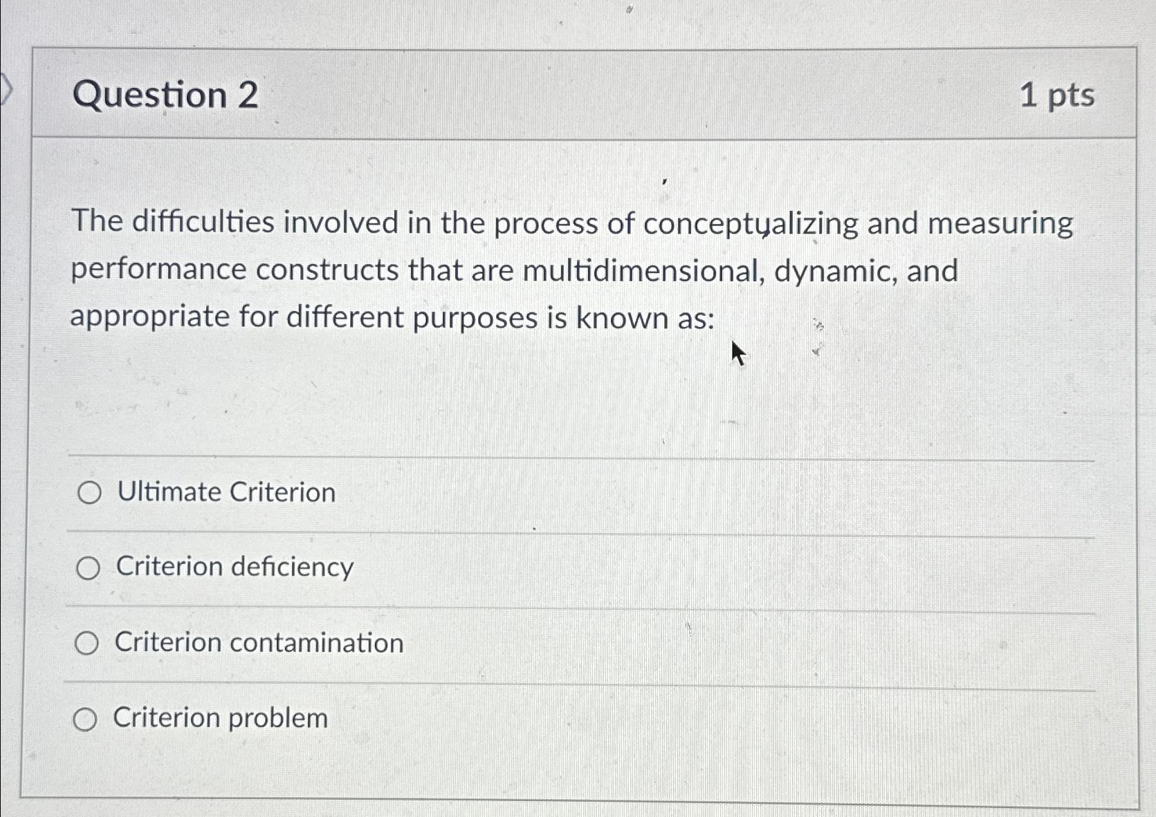 Solved Question 21 ﻿ptsThe difficulties involved in the | Chegg.com