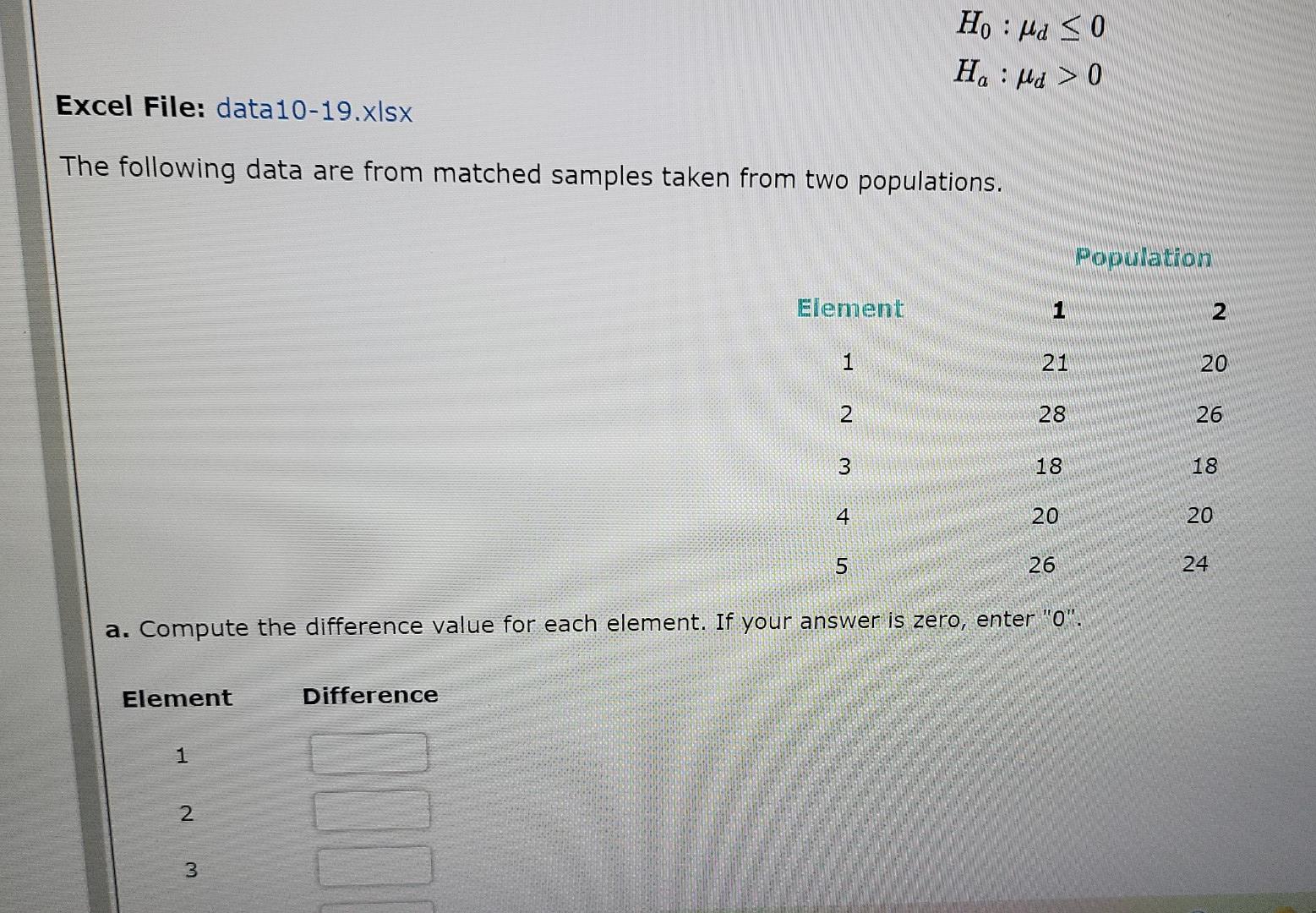 Solved Houd 0 Md So Excel File Data10 19xlsx 