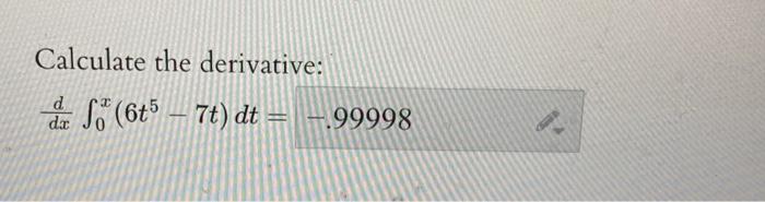 Solved Calculate the derivative: | Chegg.com