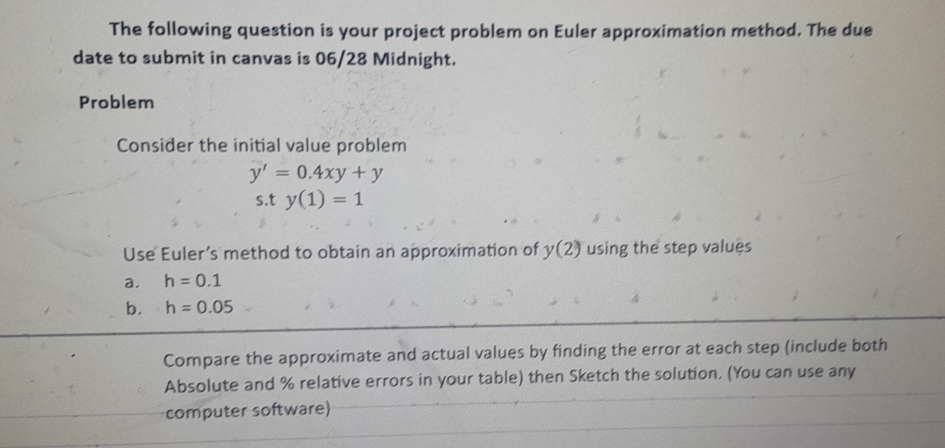 Solved The following question is your project problem on | Chegg.com