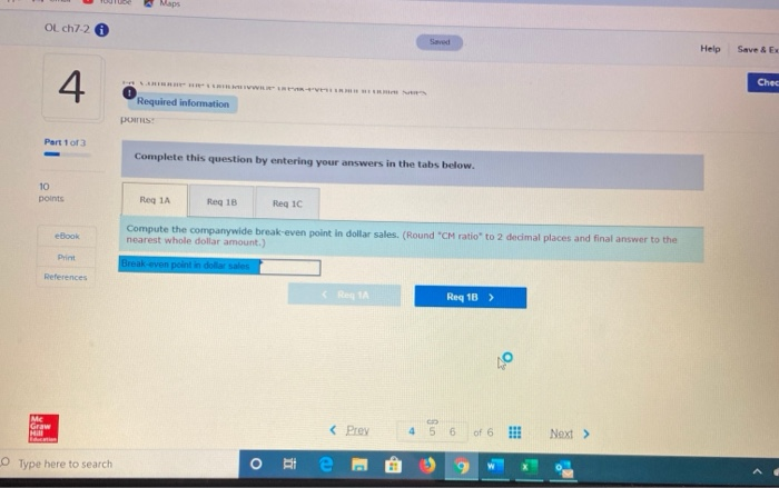 Solved ch7-26 Help Save & Exit Submit Check my work t 1 of 3 | Chegg.com
