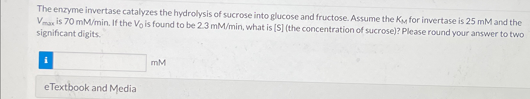 Solved The enzyme invertase catalyzes the hydrolysis of | Chegg.com