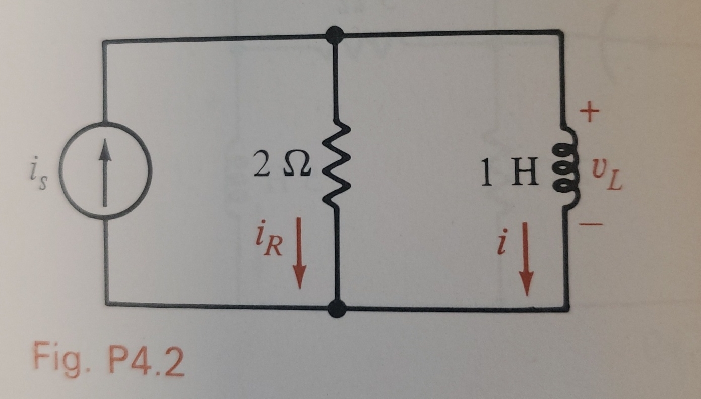 4.8 ﻿Given the circuit shown in Fig. P4.2, ﻿suppose | Chegg.com