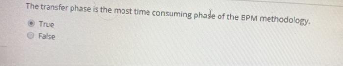 Solved The transfer phase is the most time consuming phase | Chegg.com