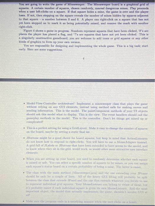 Solved You are going to write the game of Minesweeper. The | Chegg.com