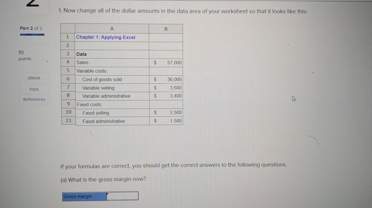 Solved The Chapter 1 Form worksheet is to be used to create | Chegg.com